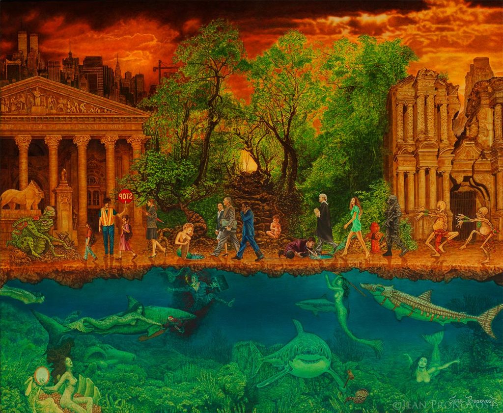 LE CULTE DU NÉANT - Jean Pronovost - Artiste peintre et sculpteur